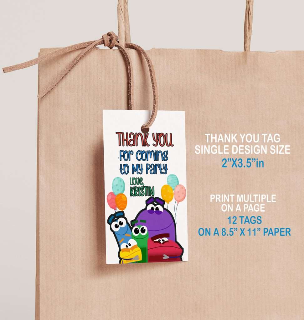 StoryBots Birthday Party Invitation | Free thank you tag | Editable ...